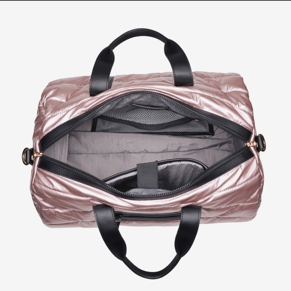 Bags | New With Tags Puffer Weekender Bag In Rare Rose Goldnwt | Poshmark